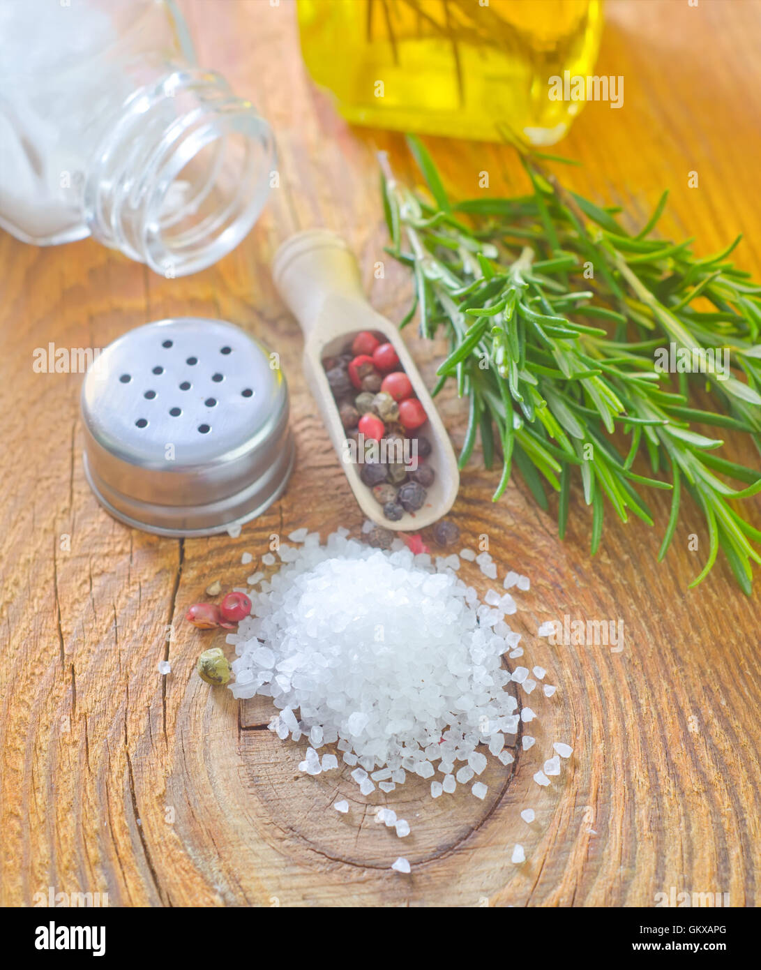 sea salt and spice Stock Photo - Alamy