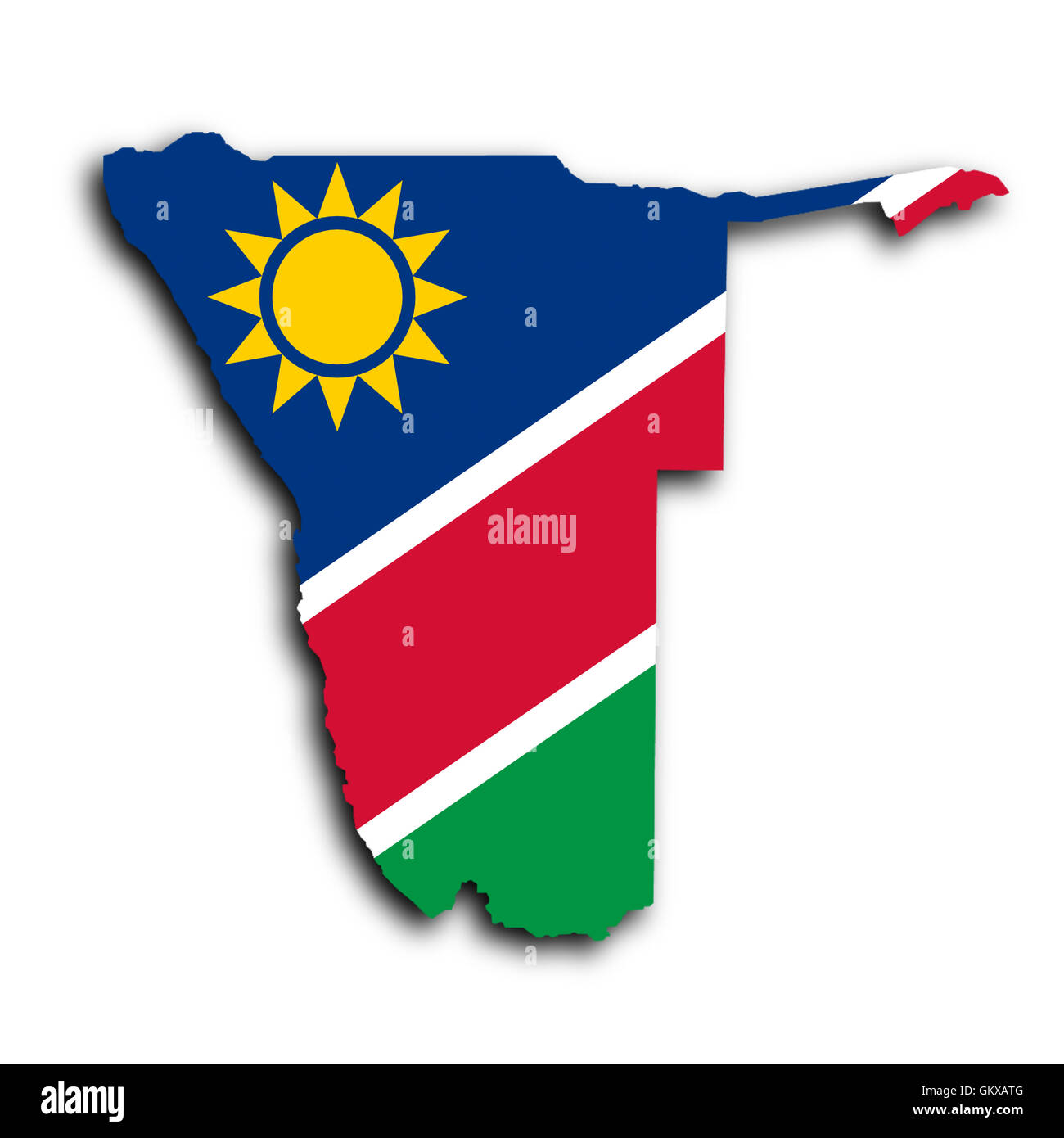 Map Of Namibia High Resolution Stock Photography and Images - Alamy