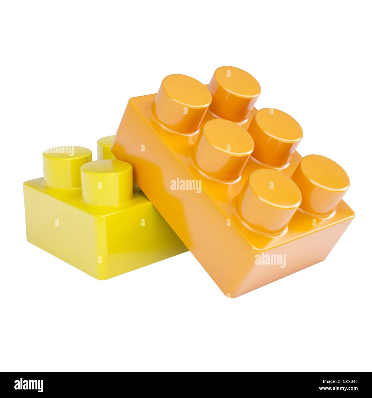 Big red brick building Cut Out Stock Images & Pictures - Alamy