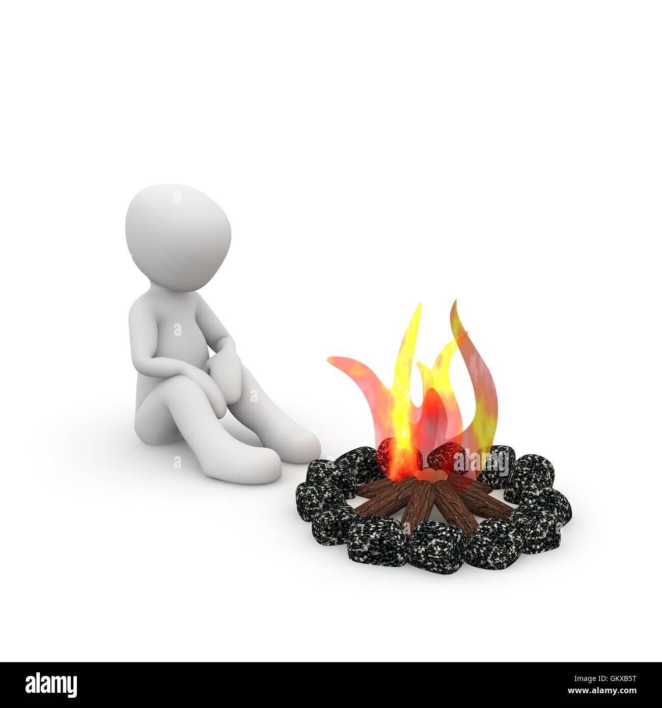 Campfire kids not animal Cut Out Stock Images & Pictures - Alamy