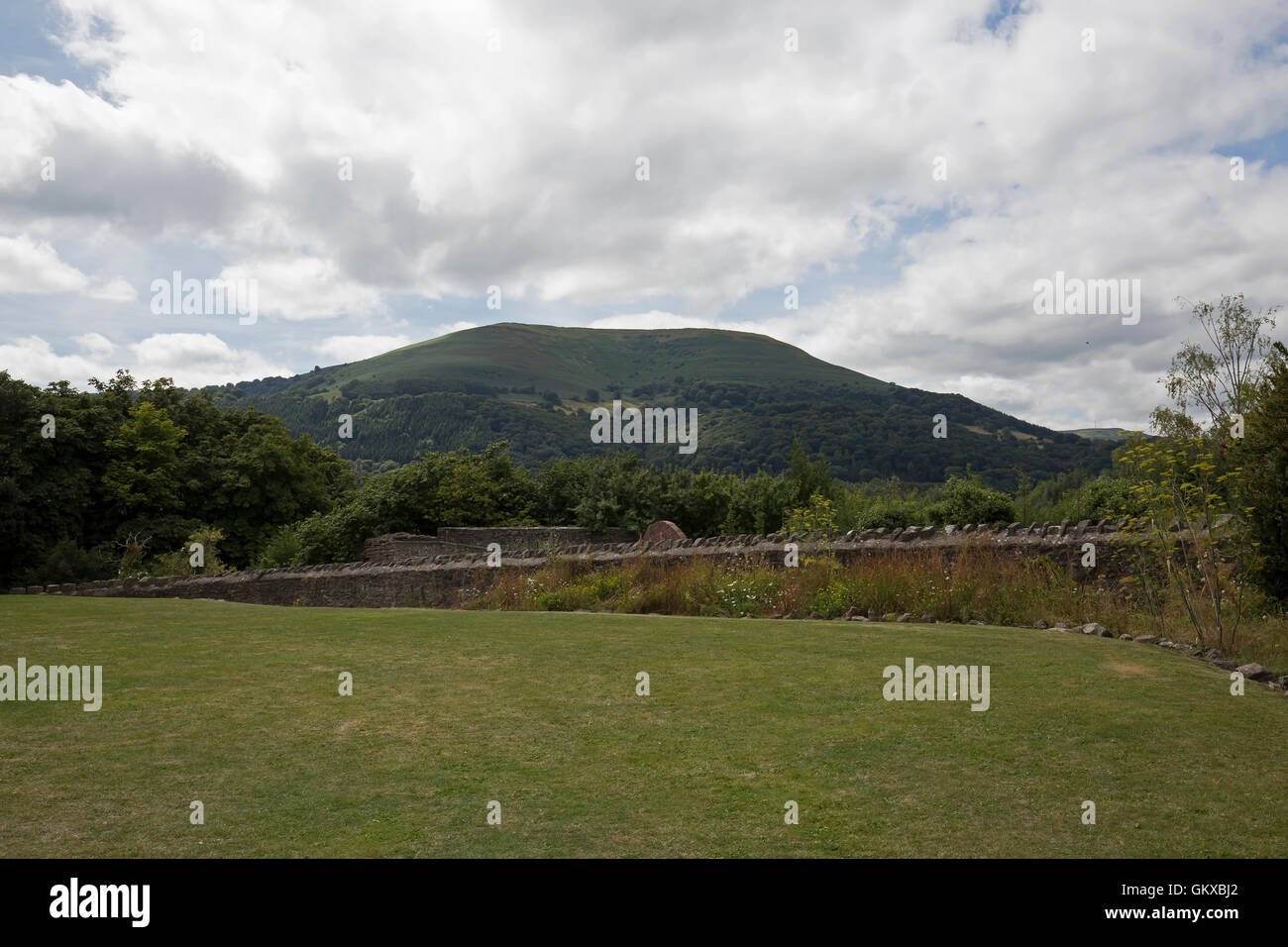 Monmouth Castle in Wales Stock Photo - Alamy