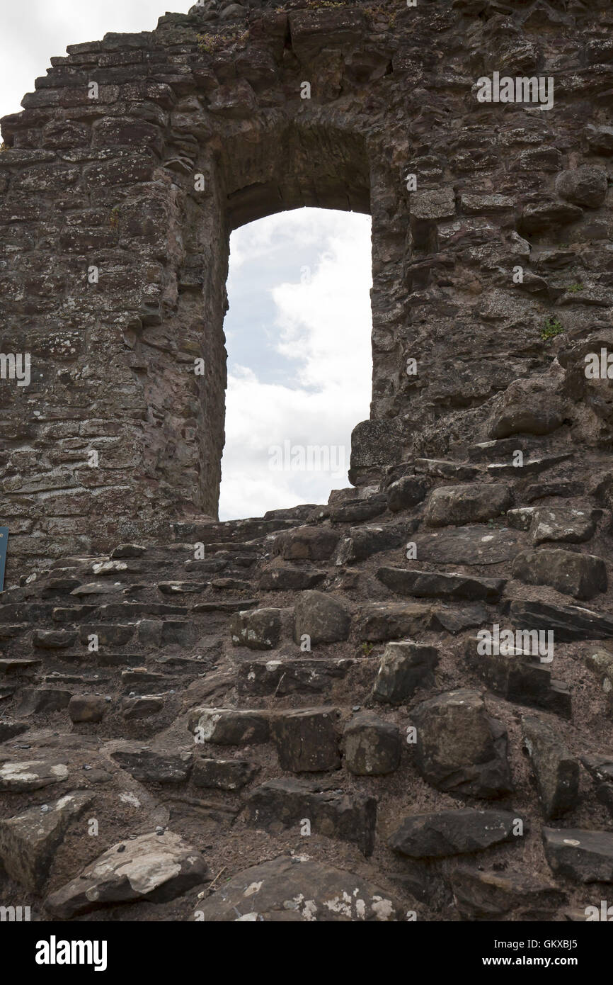 Monmouth Castle in Wales Stock Photo - Alamy