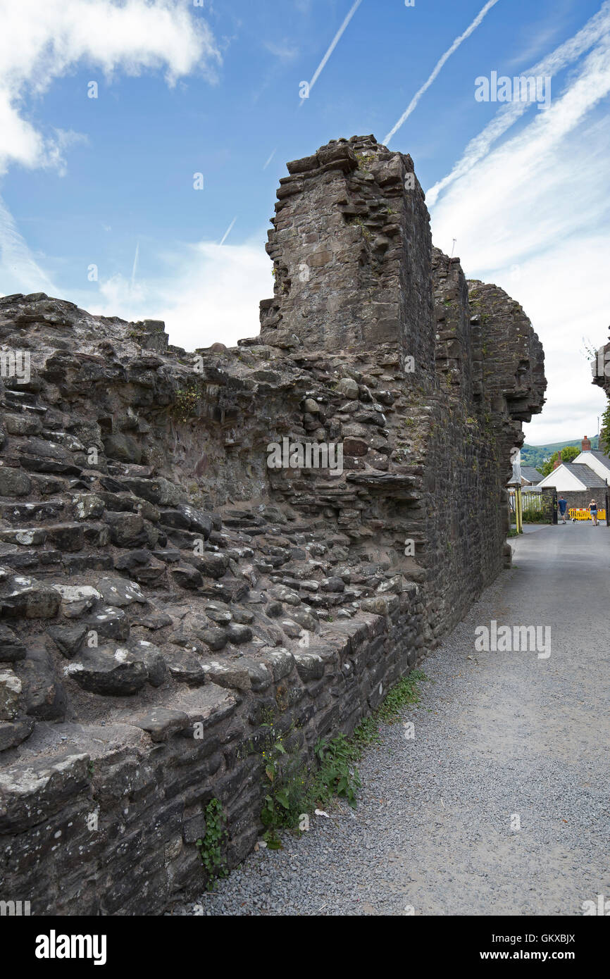Monmouth Castle in Wales Stock Photo - Alamy