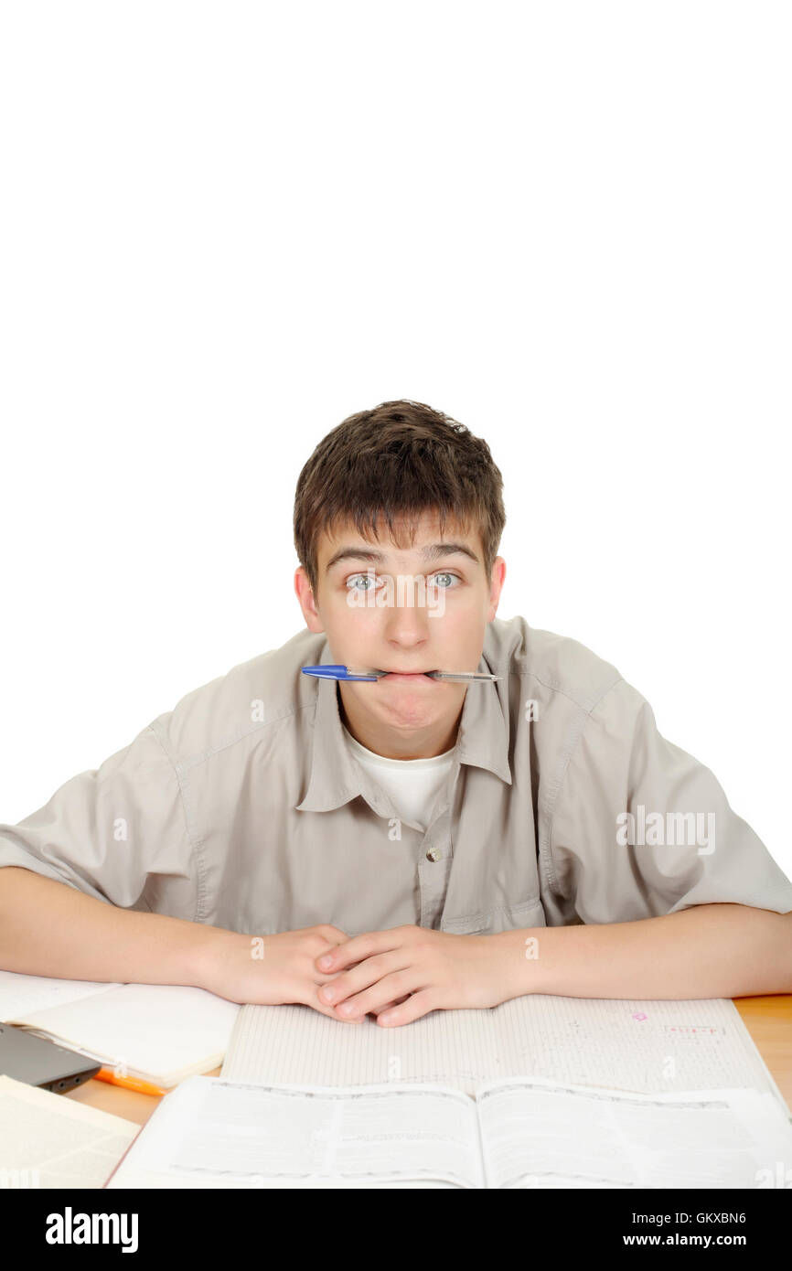 Surprised teenager books hi-res stock photography and images - Alamy