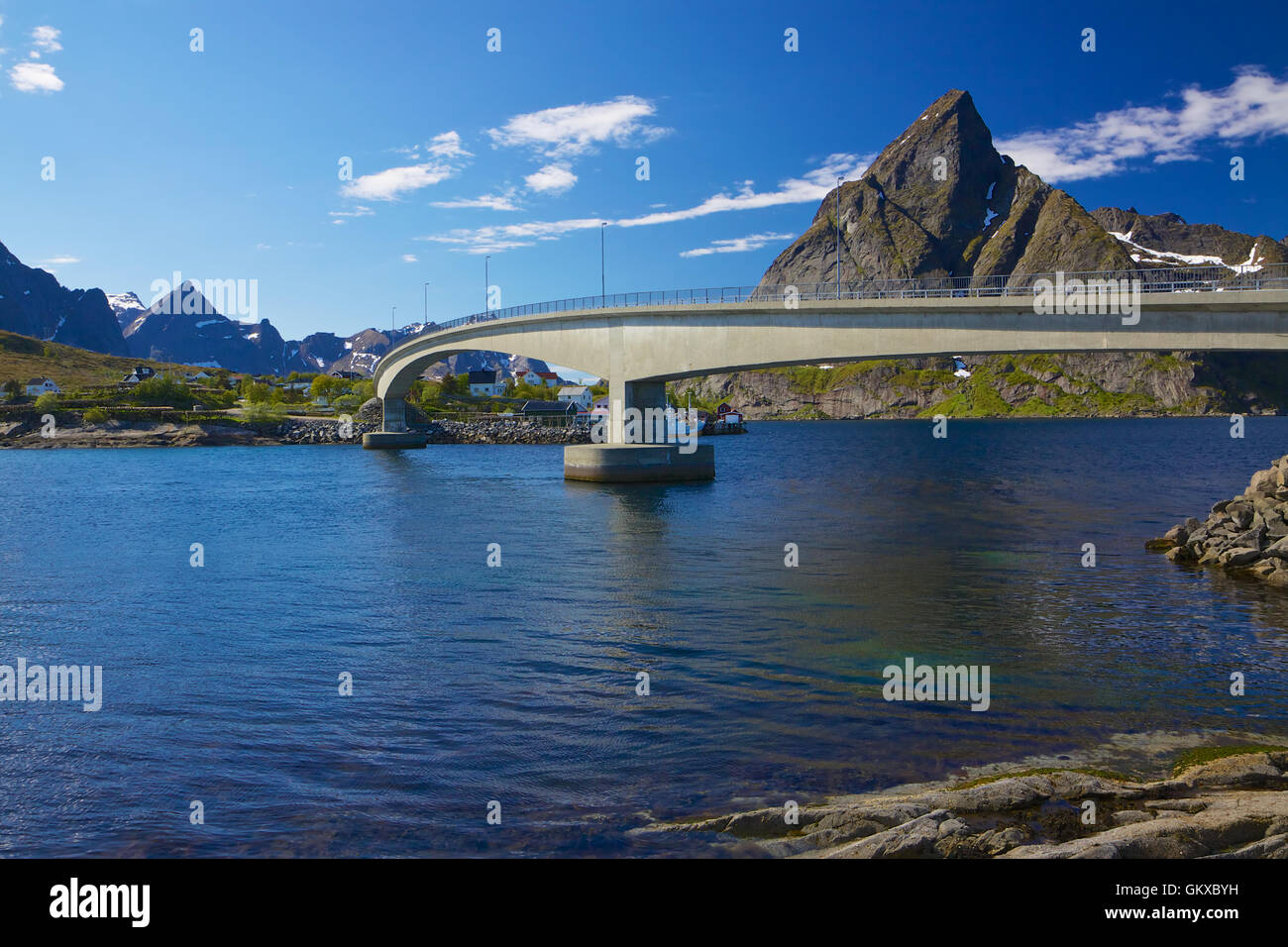 Bridge in Norway Stock Photo - Alamy