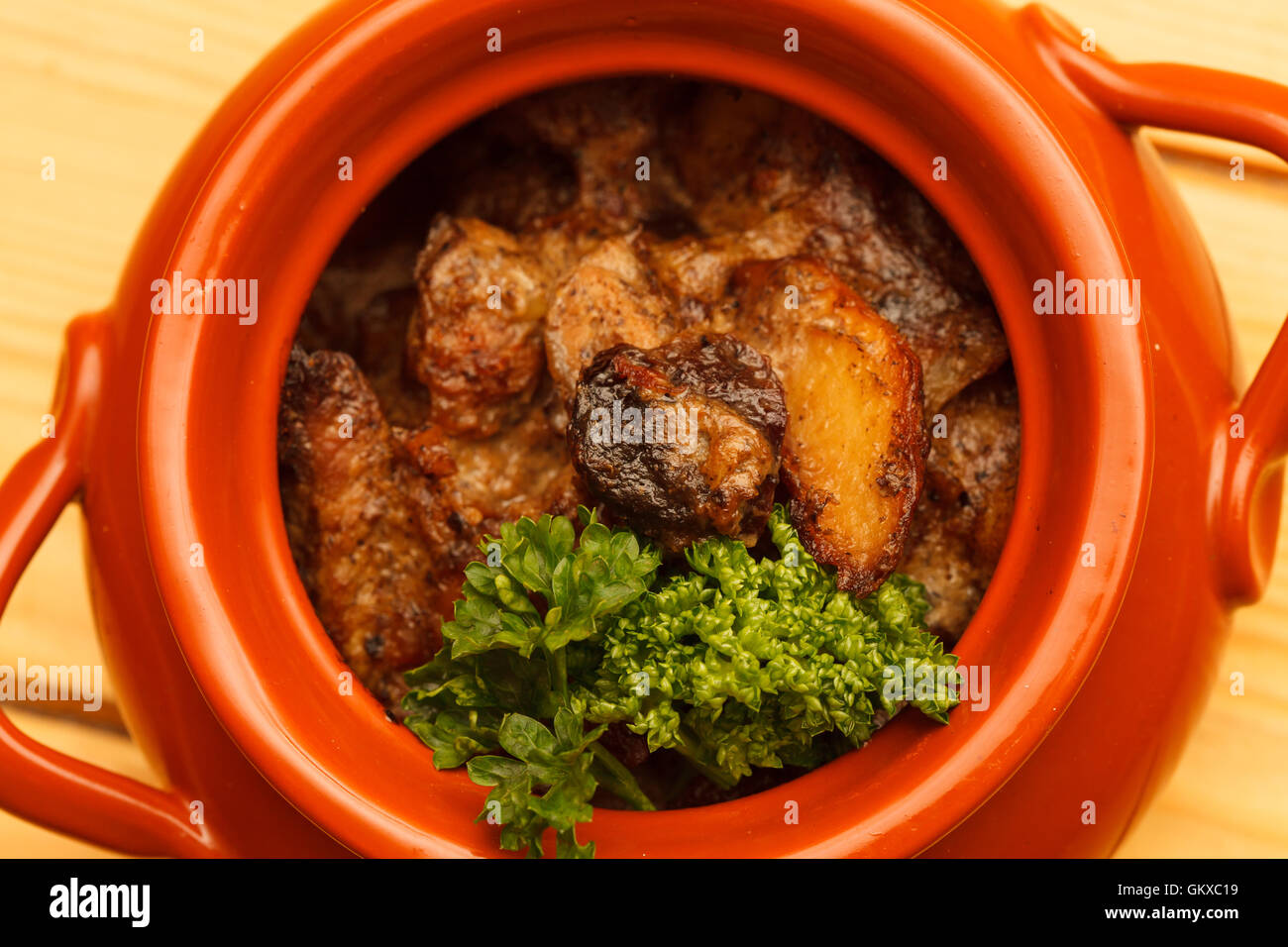 meat in the pot Stock Photo - Alamy