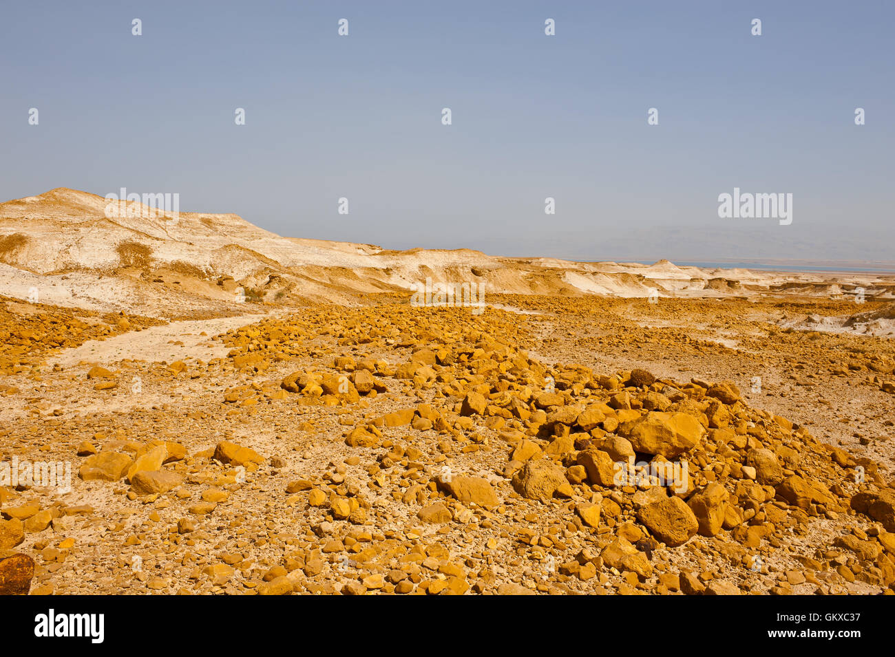Sea from Desert Stock Photo - Alamy