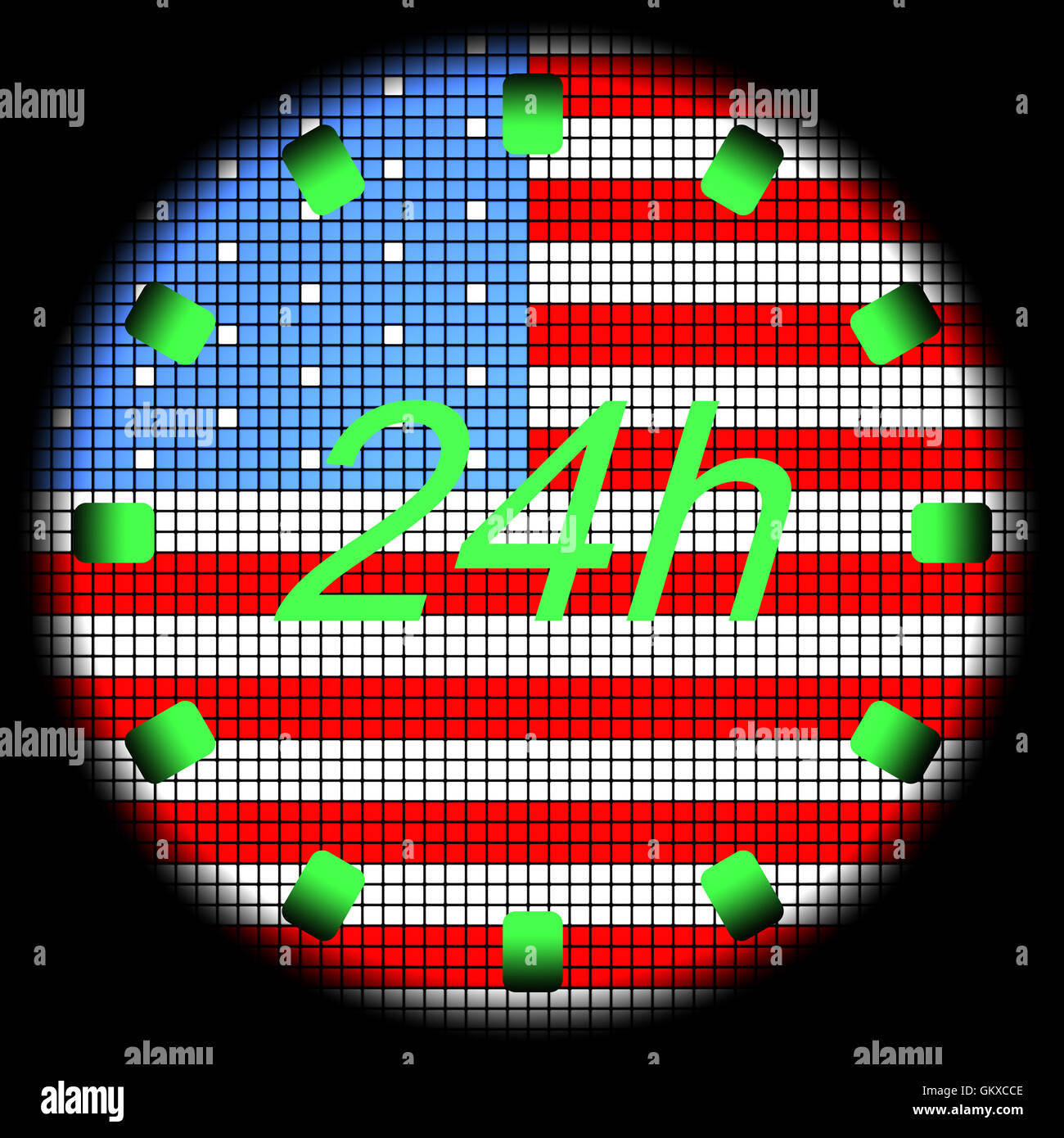 24 star flag hi-res stock photography and images - Alamy