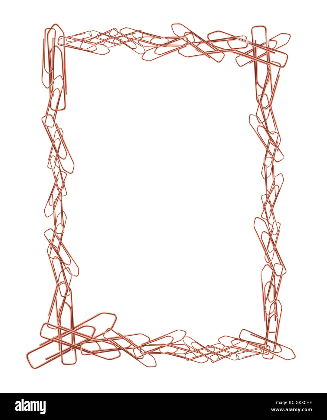 Paper Clip Frame Stock Photo - Alamy