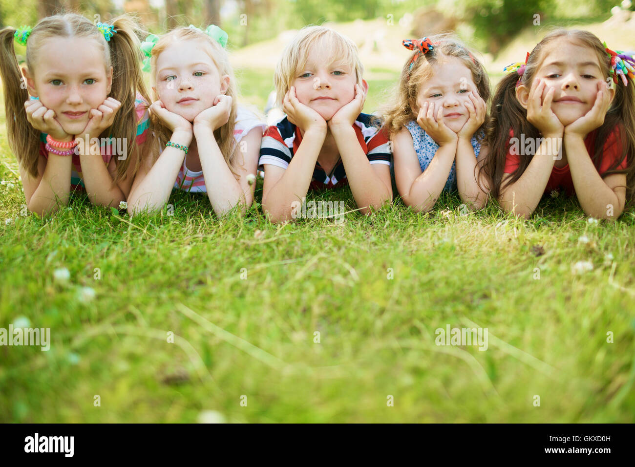 Friendly kids hi-res stock photography and images - Alamy
