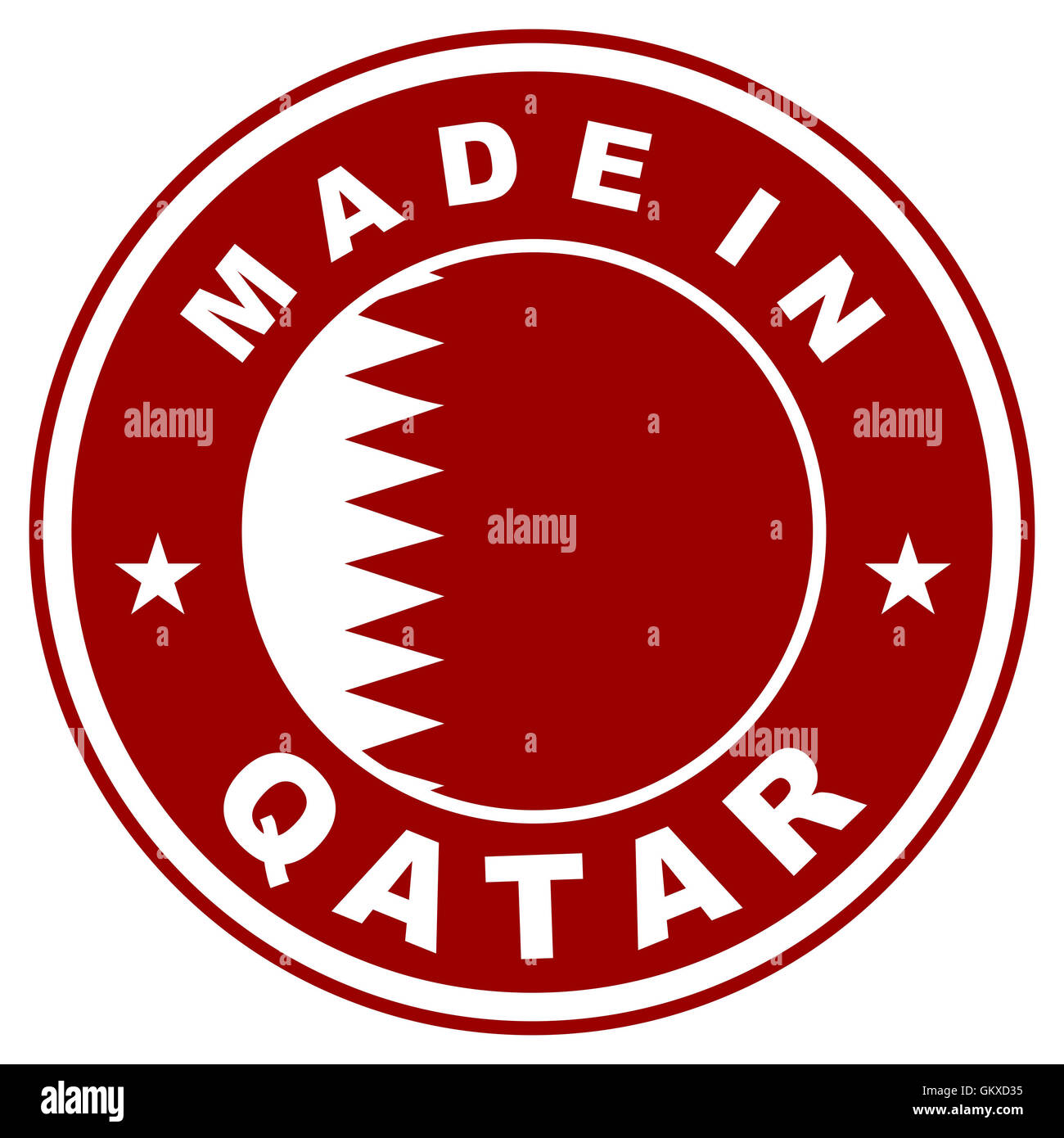 made in qatar Stock Photo - Alamy