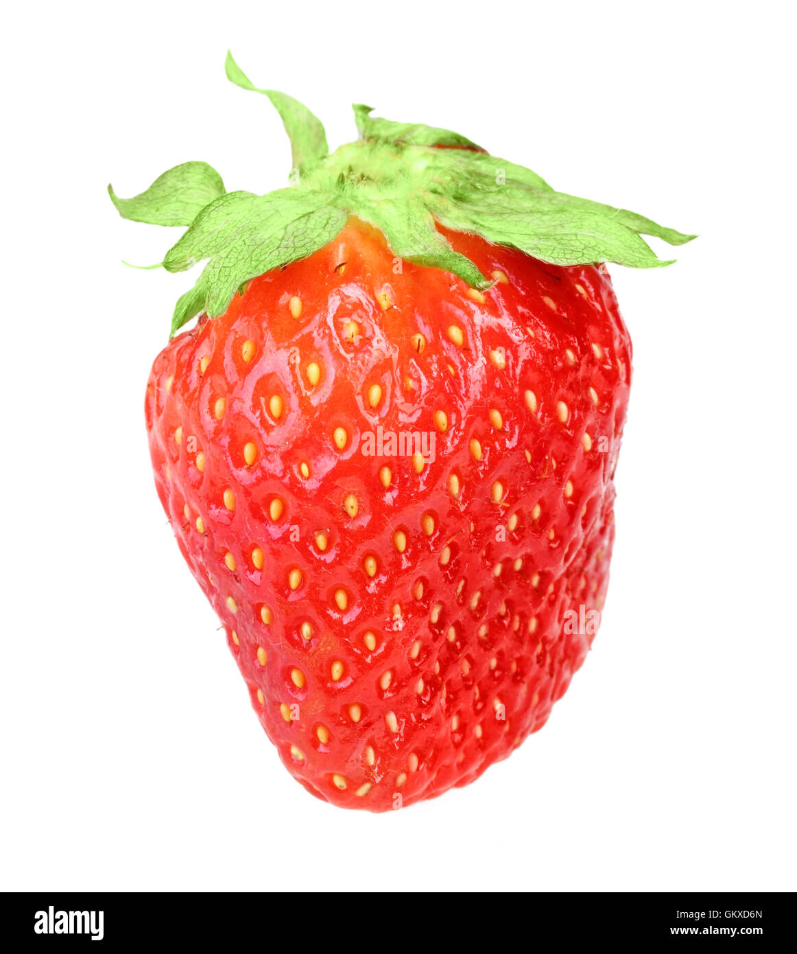 One red berry fresh strawberry Stock Photo - Alamy