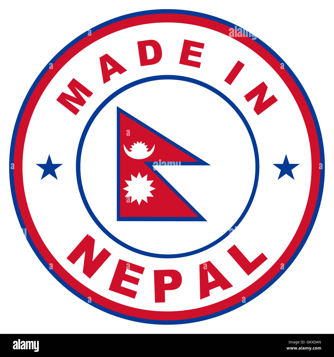 made in nepal Stock Photo - Alamy