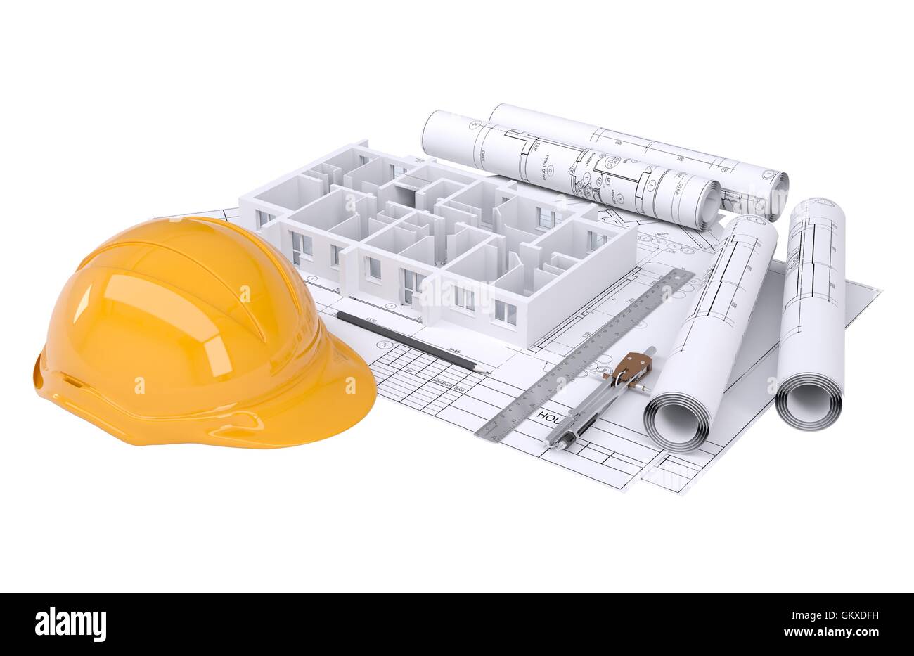 Architectural drawings facade hi-res stock photography and images - Alamy