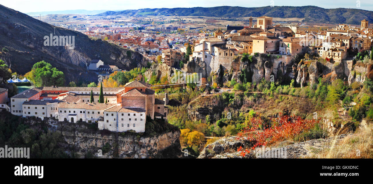 Beautiful Cuenca medieval town,Spain Stock Photo - Alamy
