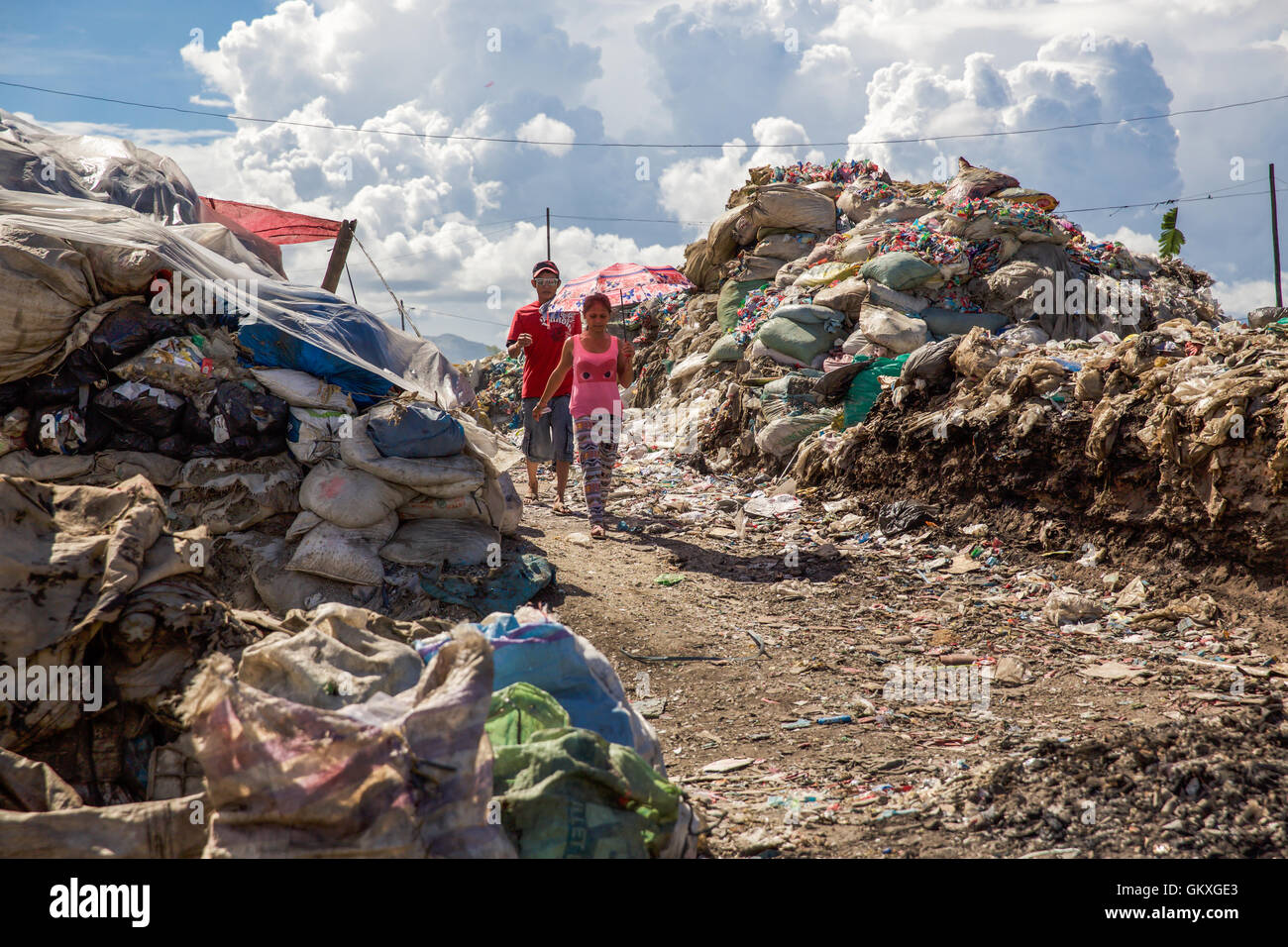 People of the Dump Site on the island of Cebu in the Philippines Stock ...