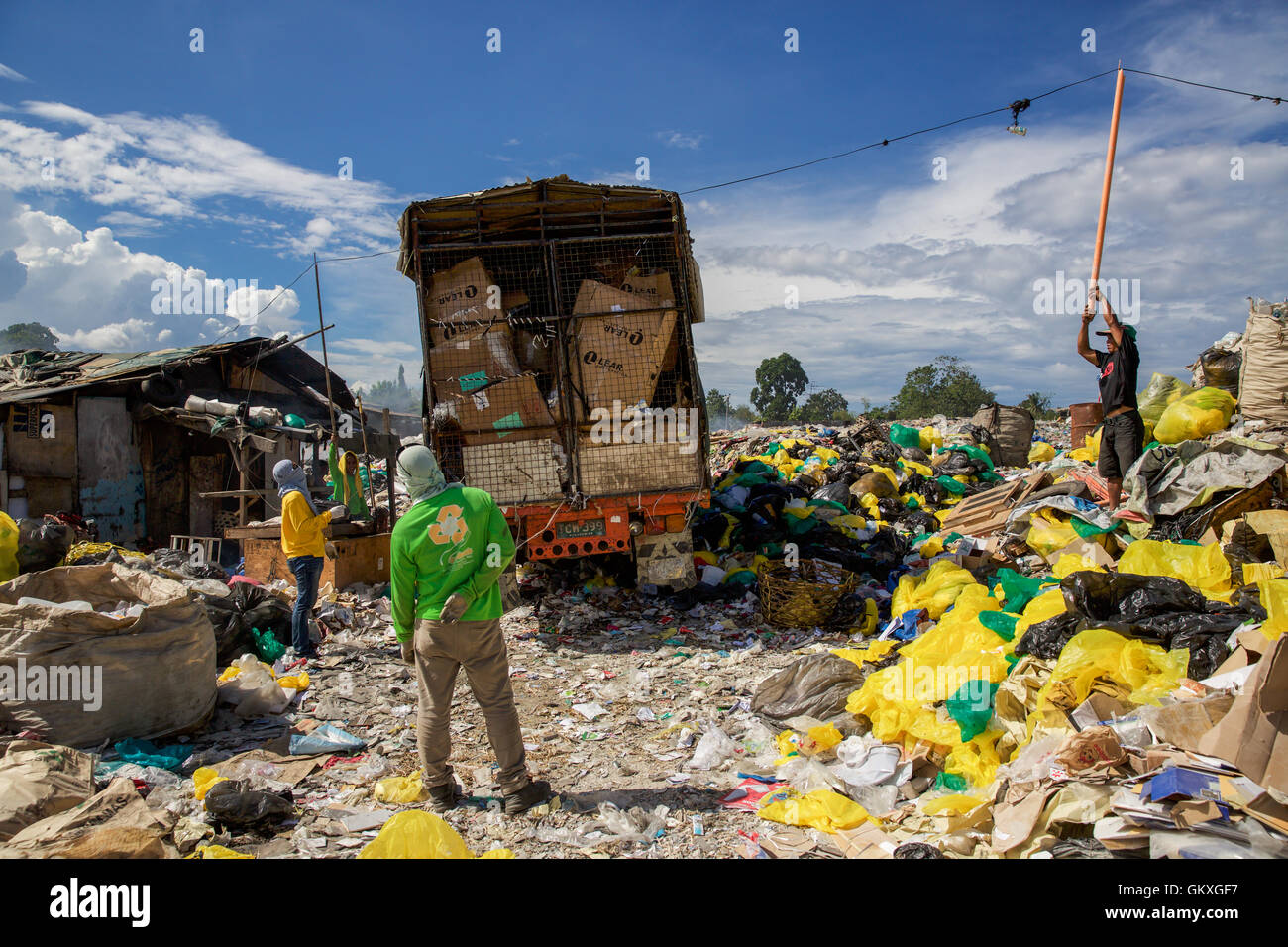 People of the Dump Site on the island of Cebu in the Philippines Stock ...