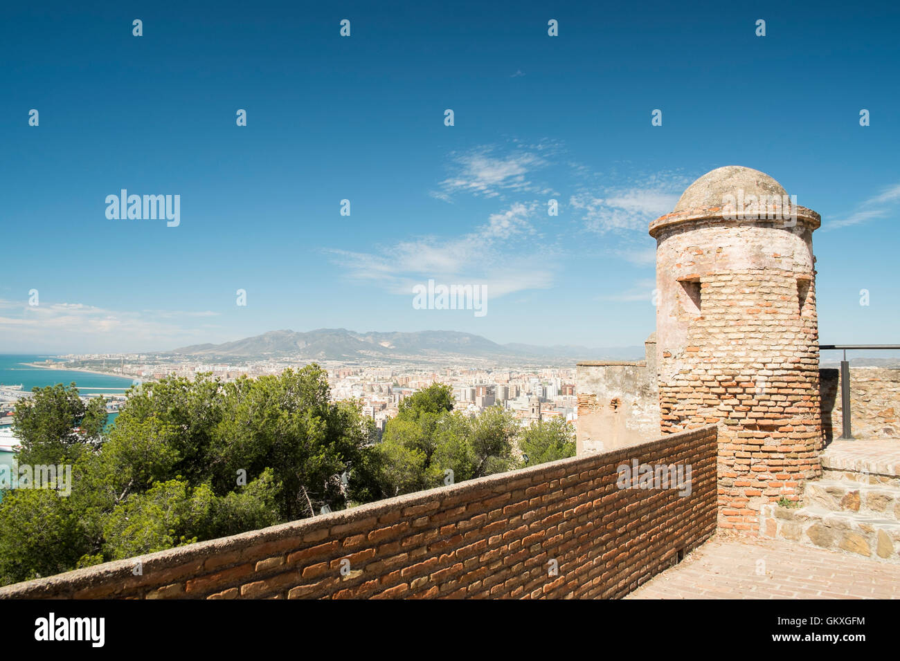 The Alcazaba of Malaga, Andalusia Spain Stock Photo - Alamy