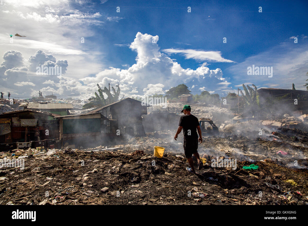 People of the Dump Site on the island of Cebu in the Philippines Stock ...
