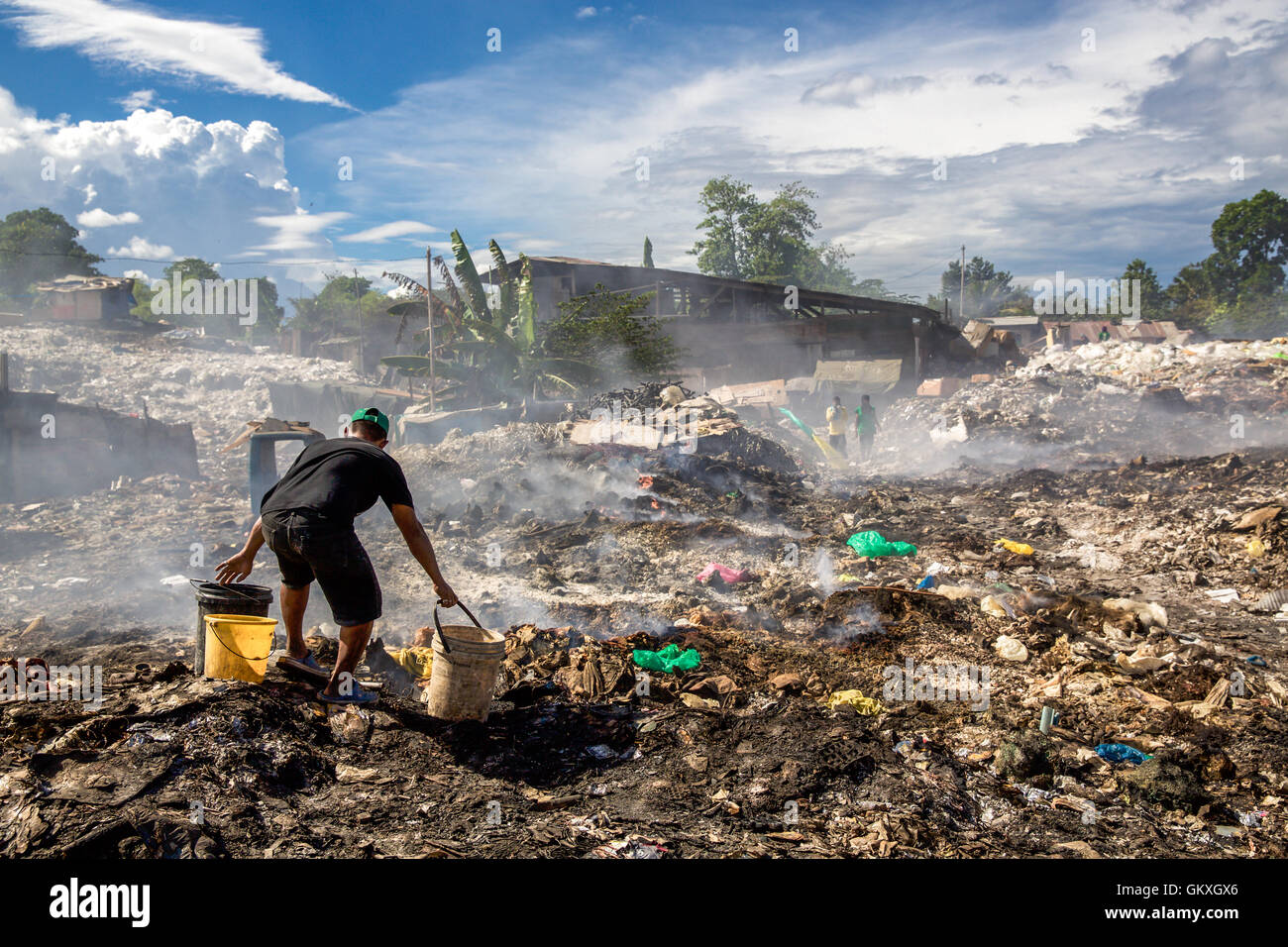 People of the Dump Site on the island of Cebu in the Philippines Stock ...