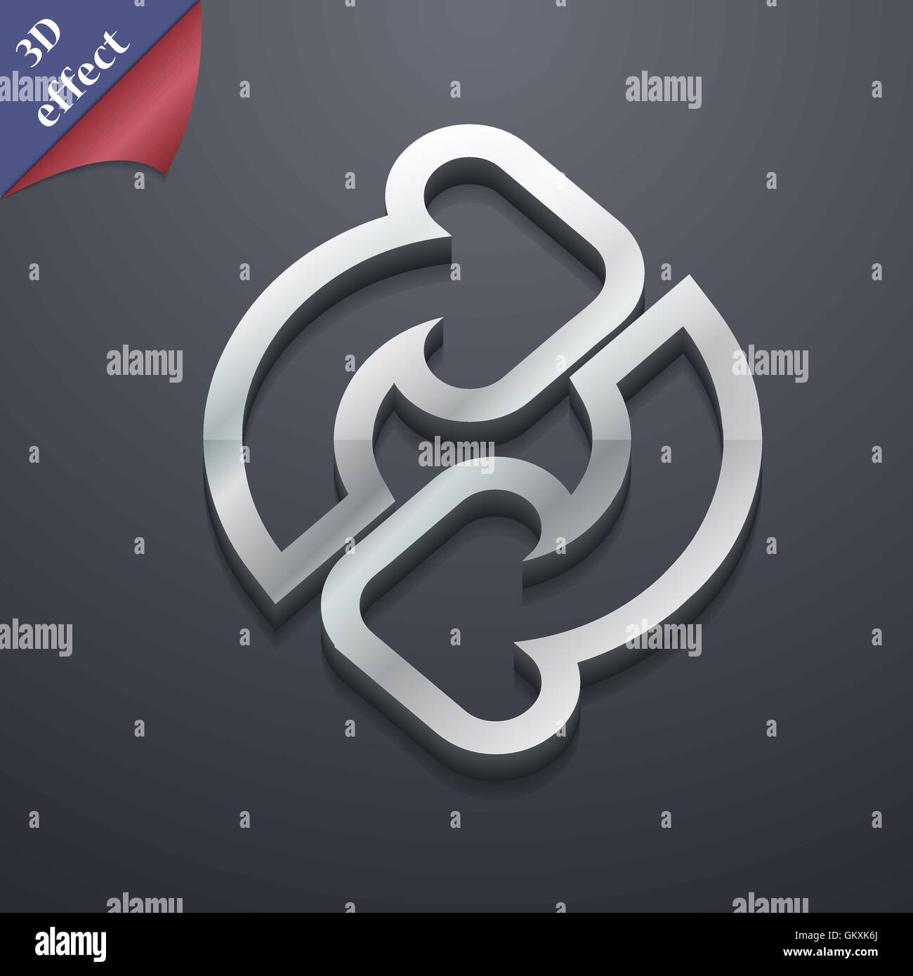 Refresh icon symbol. 3D style. Trendy, modern design with space for your text Vector Stock ...