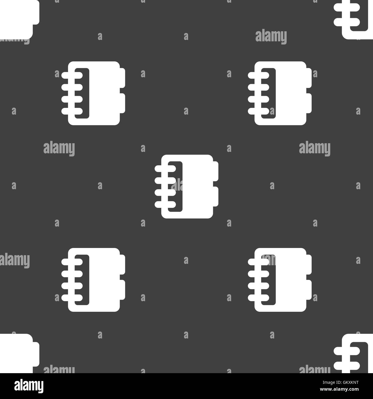 Open notepad pen cup Stock Vector Images - Alamy