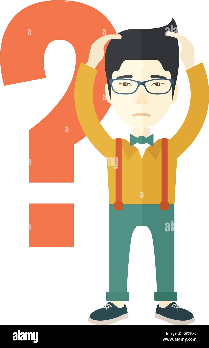 Chinese question cartoon hi-res stock photography and images - Alamy