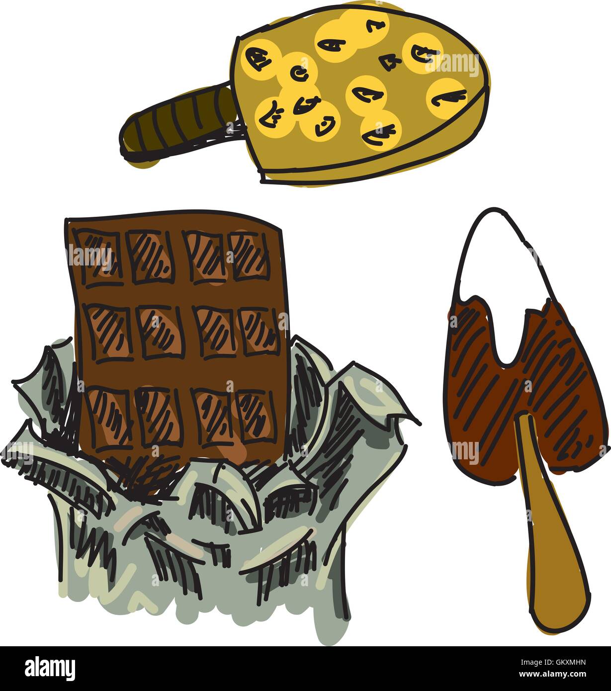 Colored sweet things Stock Vector Image & Art - Alamy