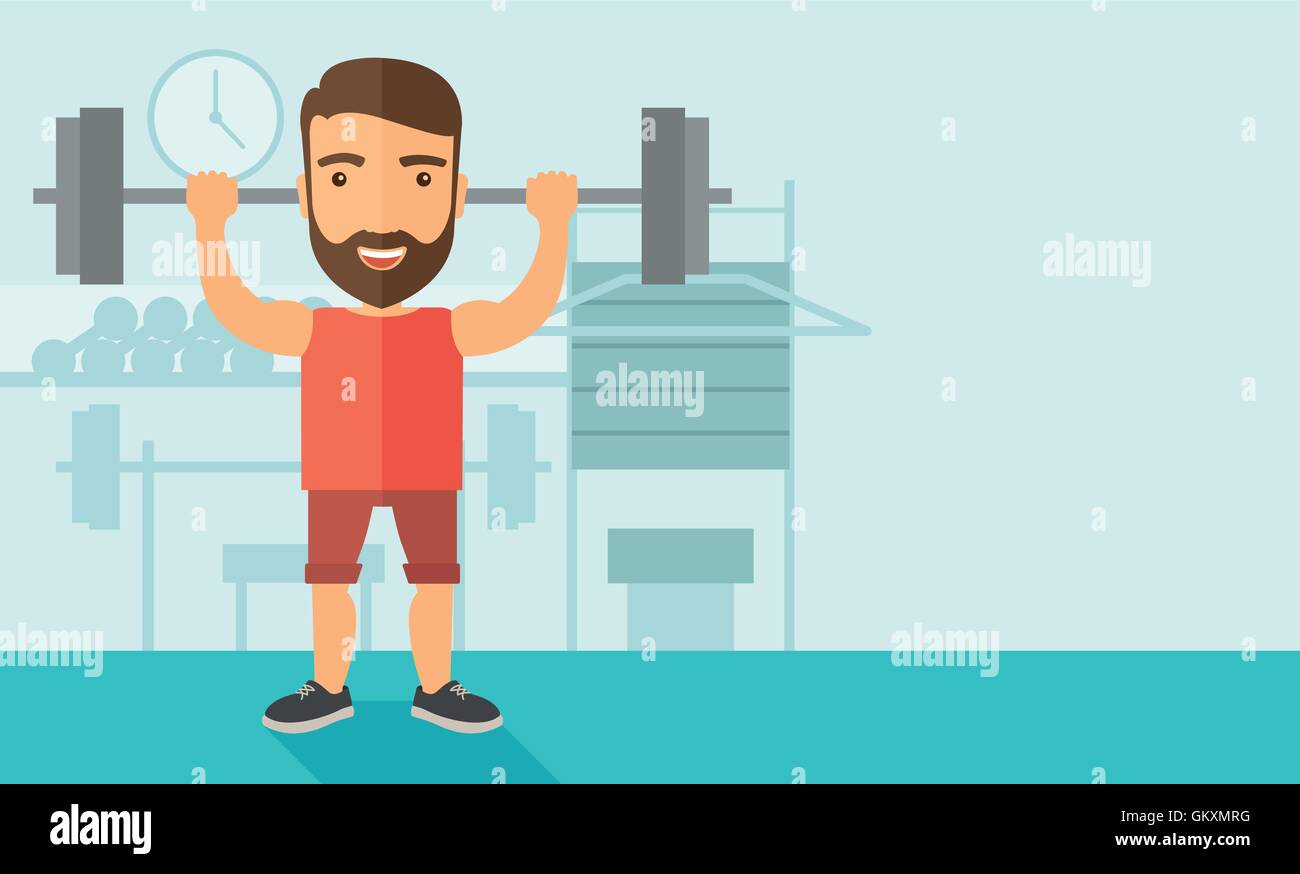 Looking strong Stock Vector Images - Alamy