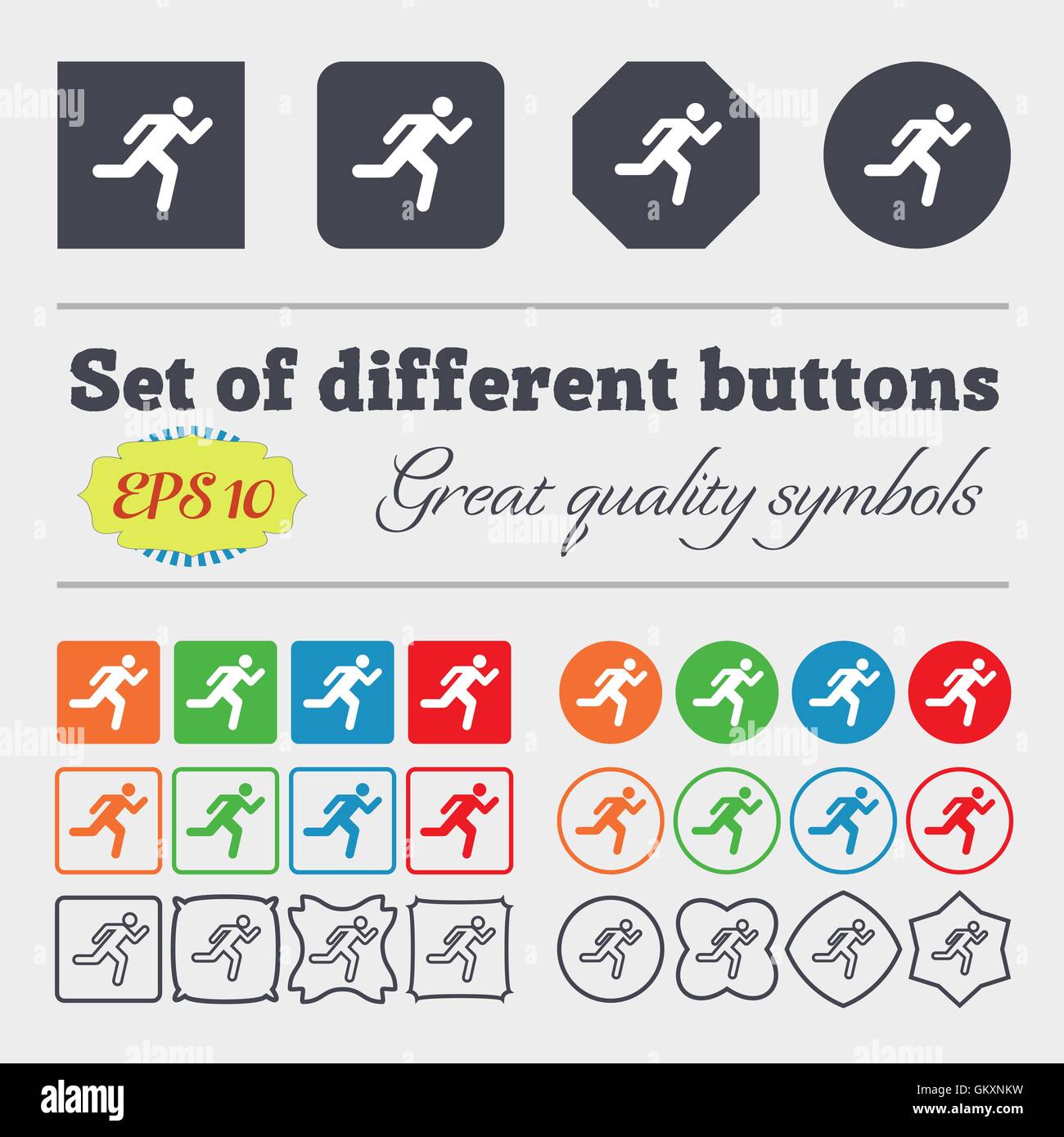 Set walking people diverse Stock Vector Images - Alamy