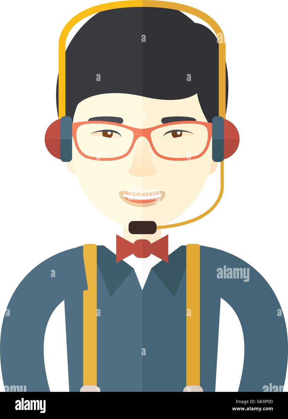 Chinese operator Stock Vector Images - Alamy