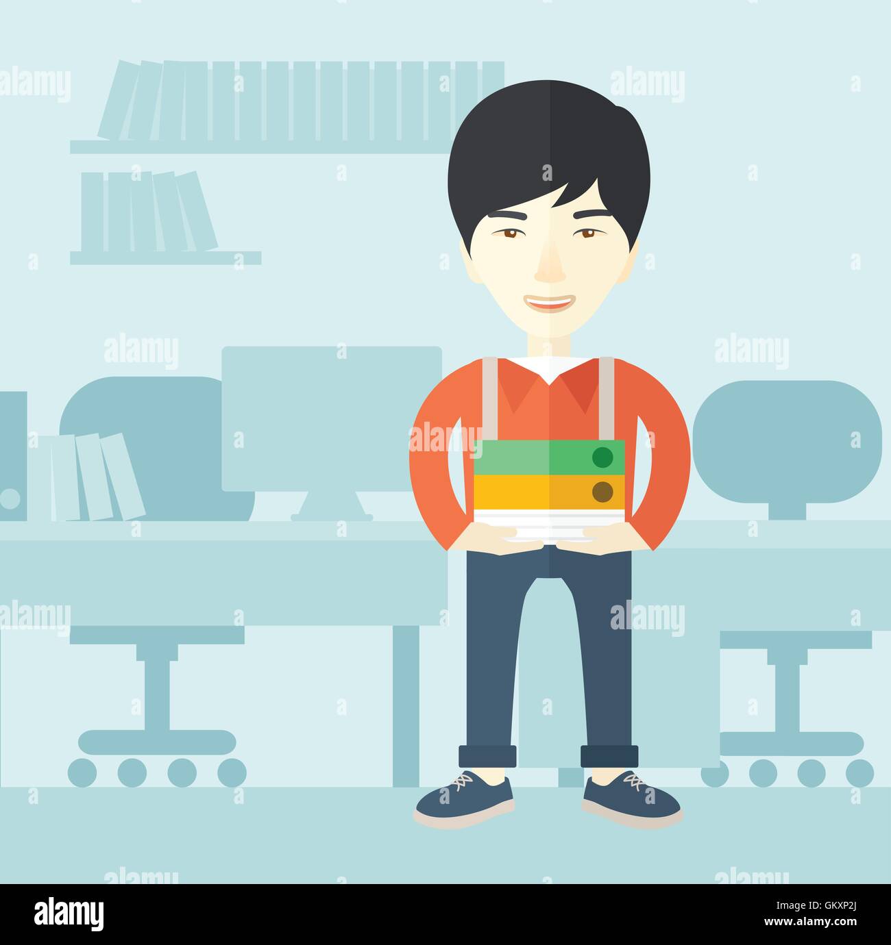 Set business man standing Stock Vector Images - Alamy