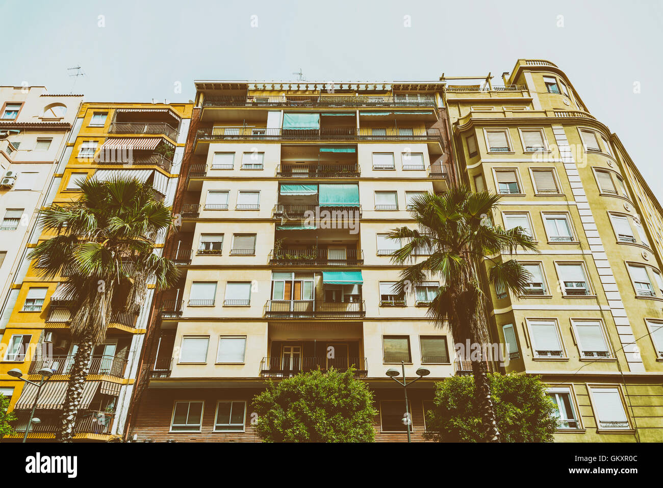 Windows front facade flats day front facade hi-res stock photography ...