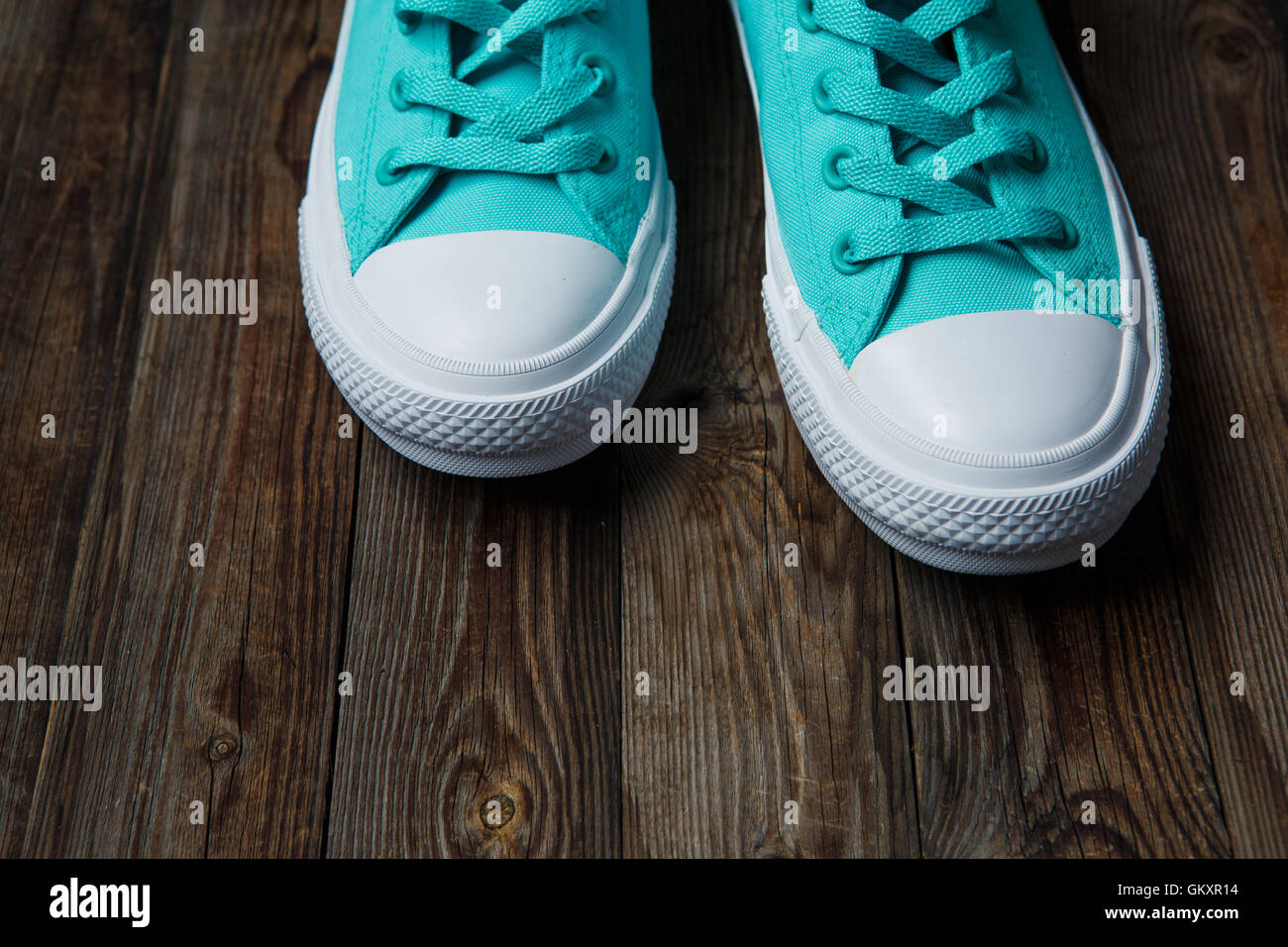 Blue sports shoe over hi-res stock photography and images - Alamy