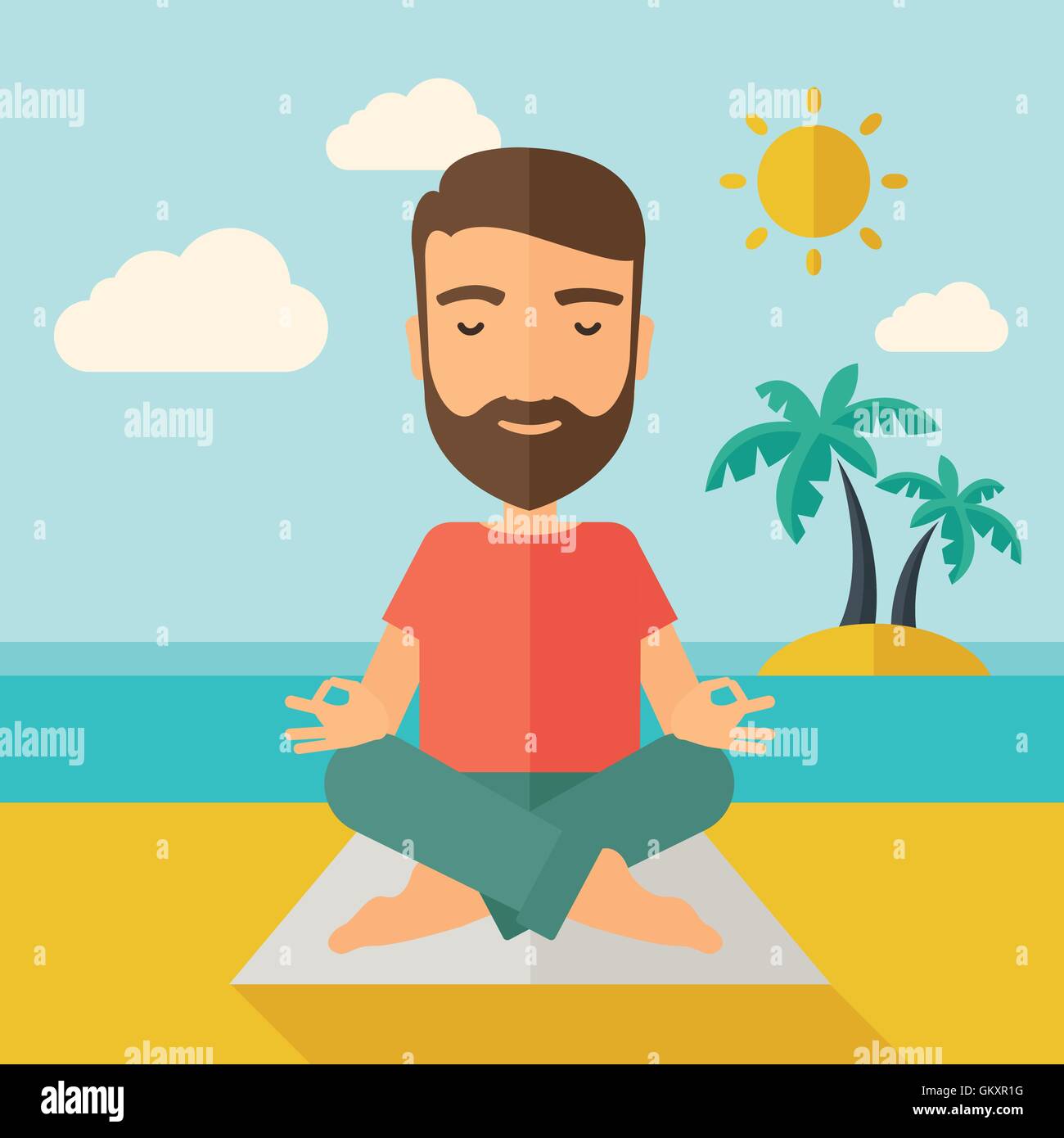 Body relax Stock Vector Images - Alamy
