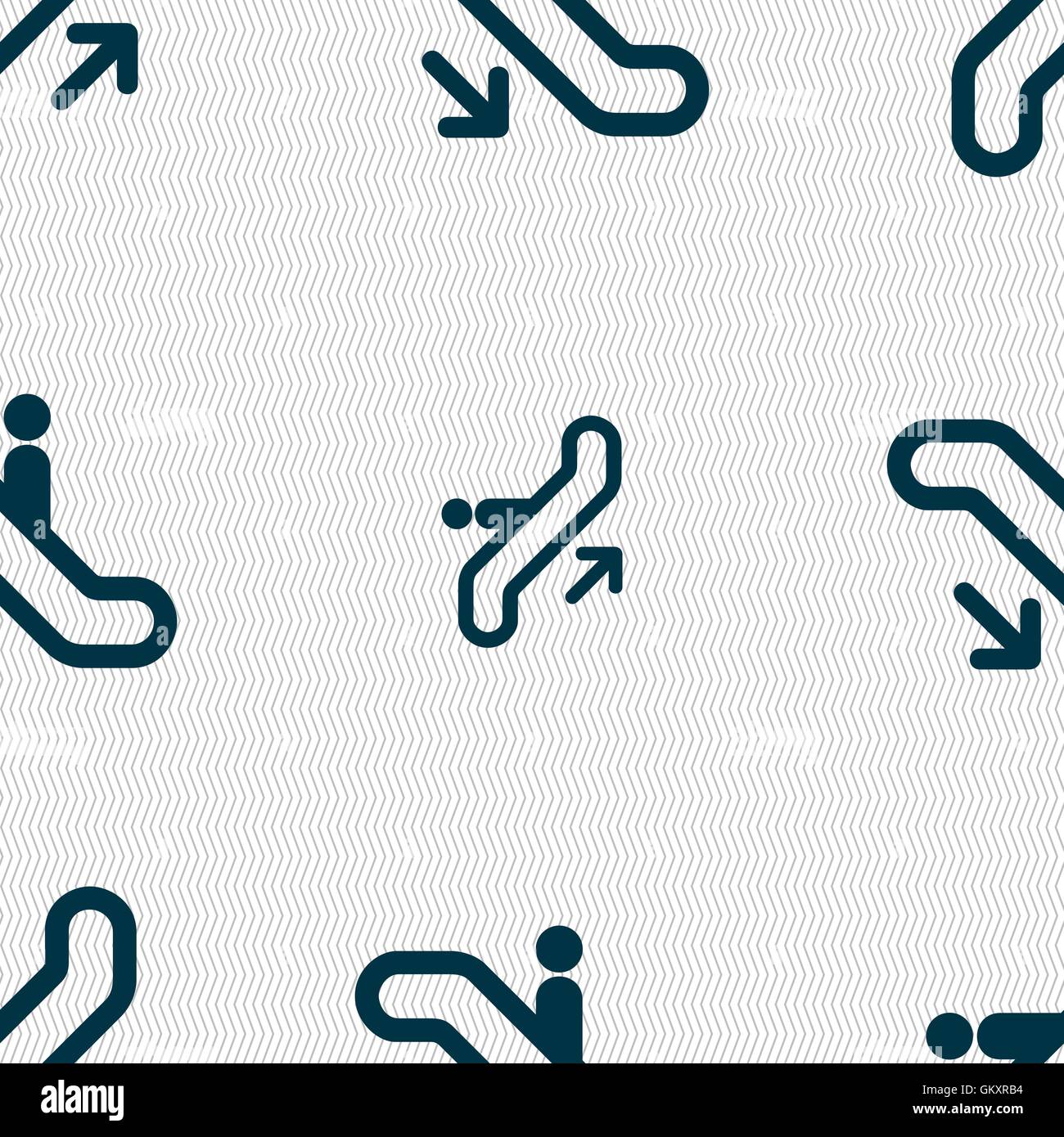 Escalator walk up down Stock Vector Images - Alamy