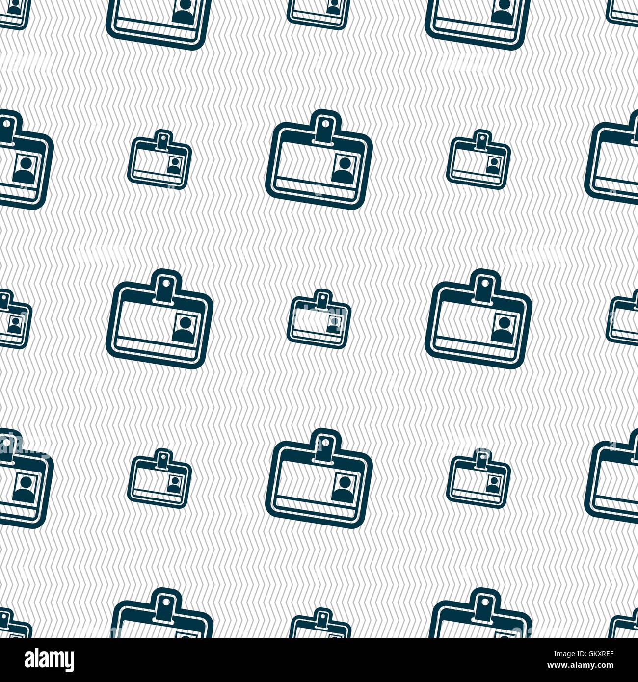 Employee id card icon vector hi-res stock photography and images - Alamy