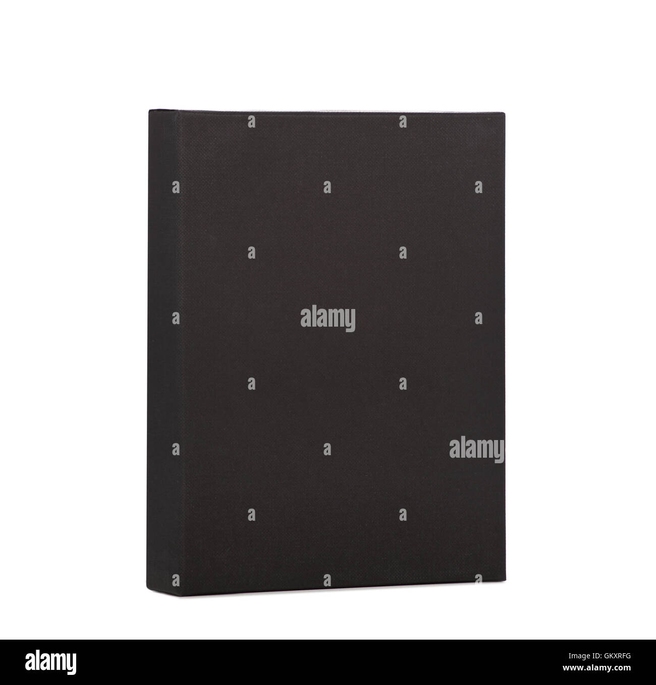 Black little box isolated on white background Stock Photo - Alamy