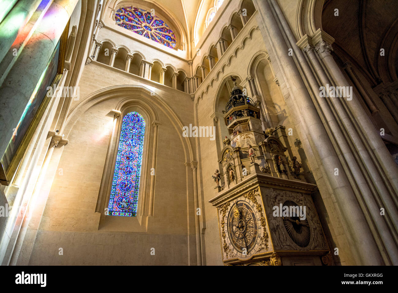 Astronomical clock of lyon hi-res stock photography and images - Alamy