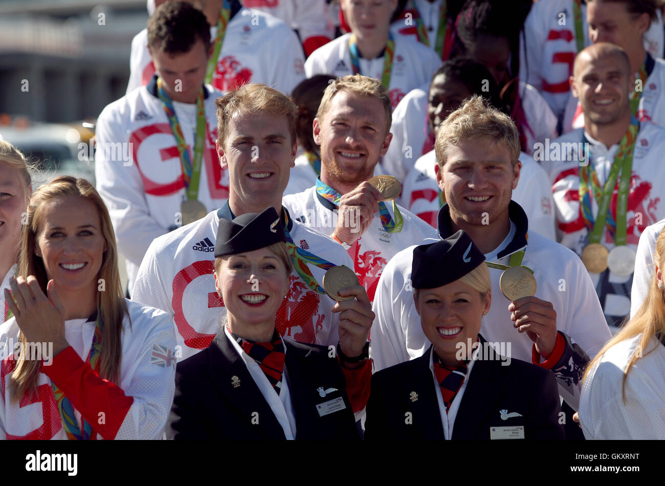 Great Britain's (Left-Right) George Nash, Alex Gregory and Constantine ...