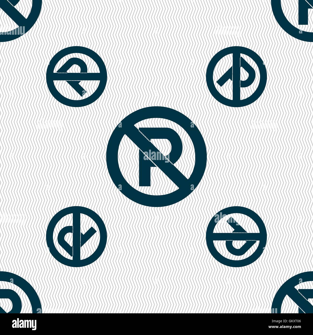 No parking signal Stock Vector Images - Alamy