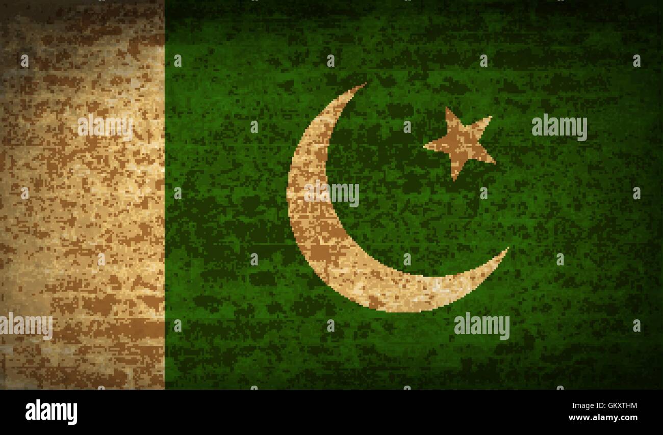 Flags pakistan dirty paper texture hi-res stock photography and images ...