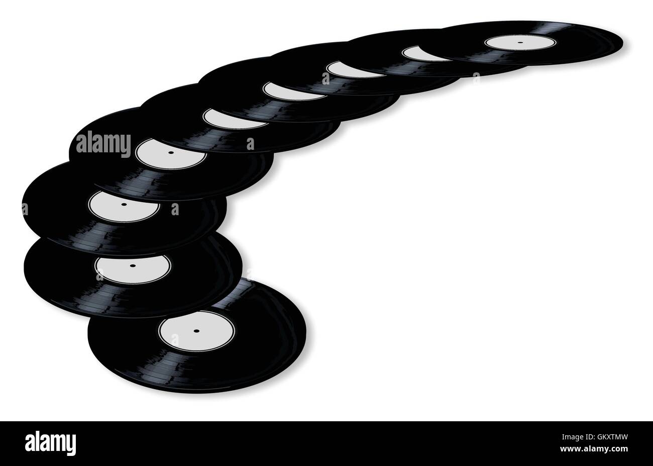 Record recording lp Stock Vector Images - Alamy