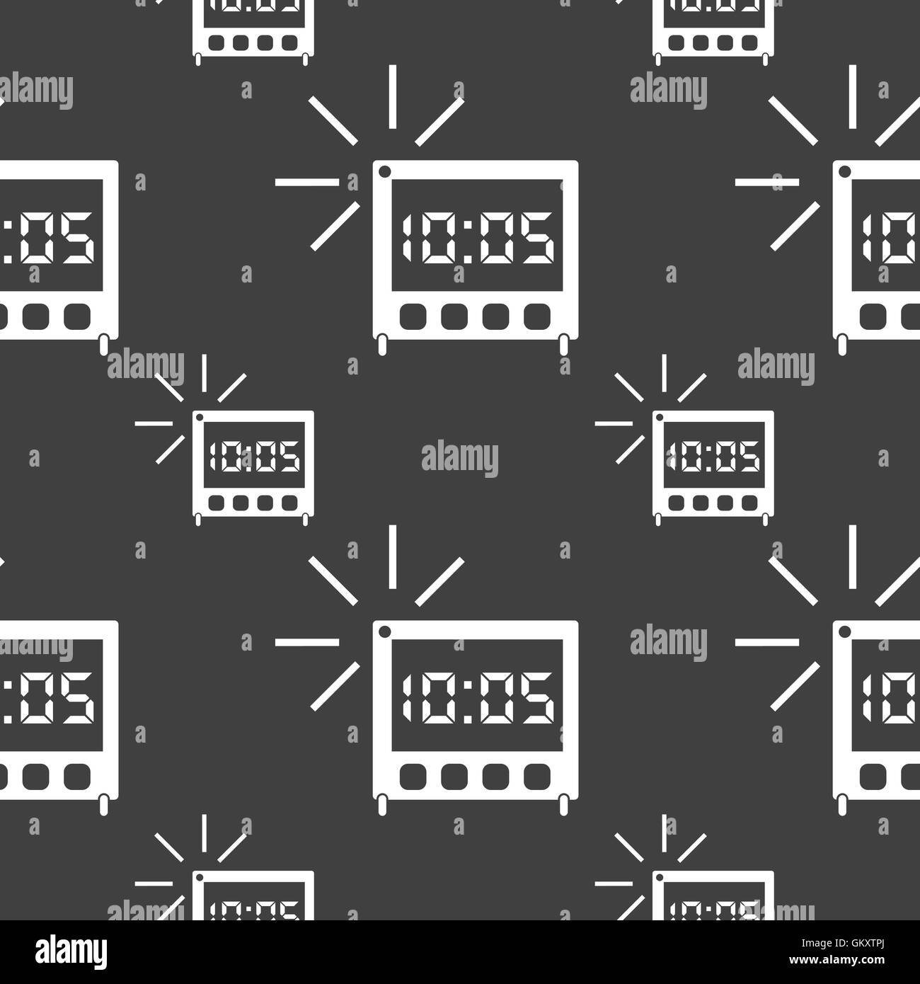 Alarm clock emblem hi-res stock photography and images - Alamy