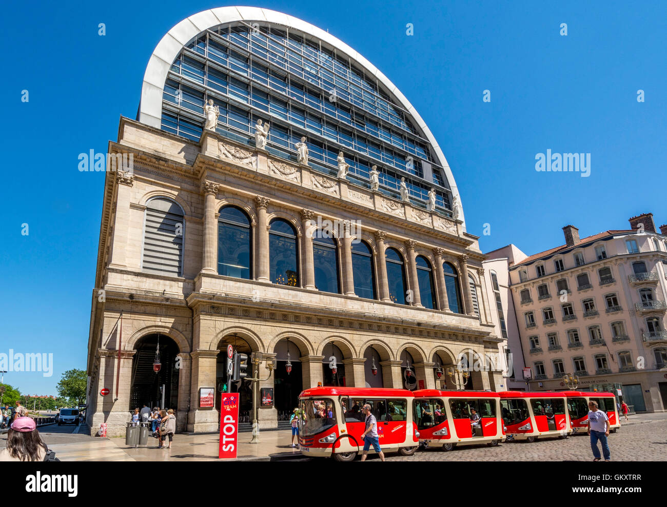 Lyon 1e arr. Opera of Lyon redesigned by architect Jean Nouvel. Rhone ...