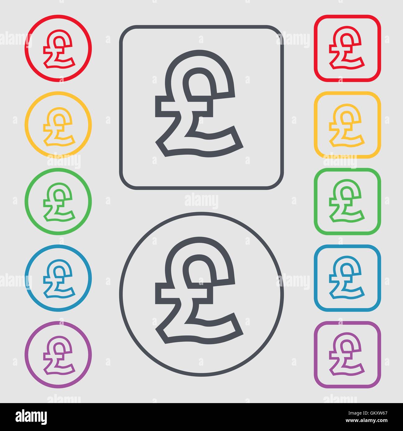 Round tied Stock Vector Images - Alamy