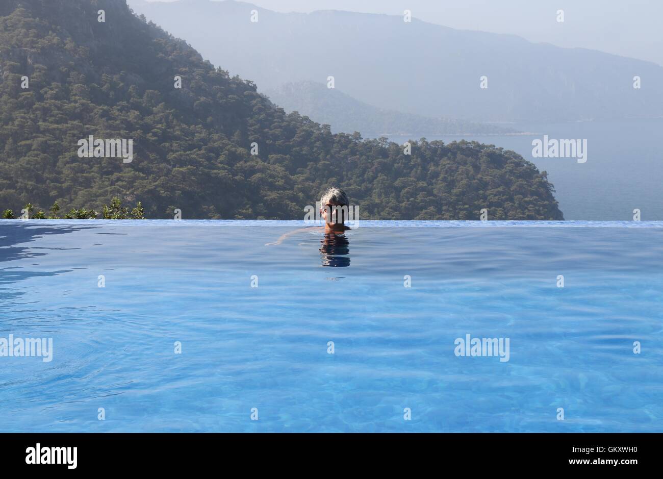 Swimming pool on turkish resort hi-res stock photography and images - Alamy