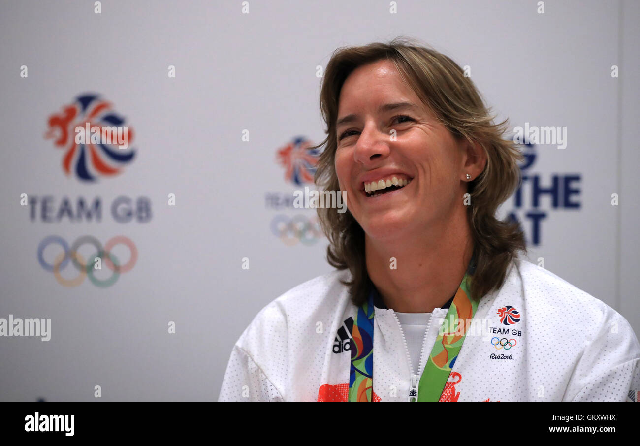 Great Britain's Katherine Grainger during a press conference at the ...