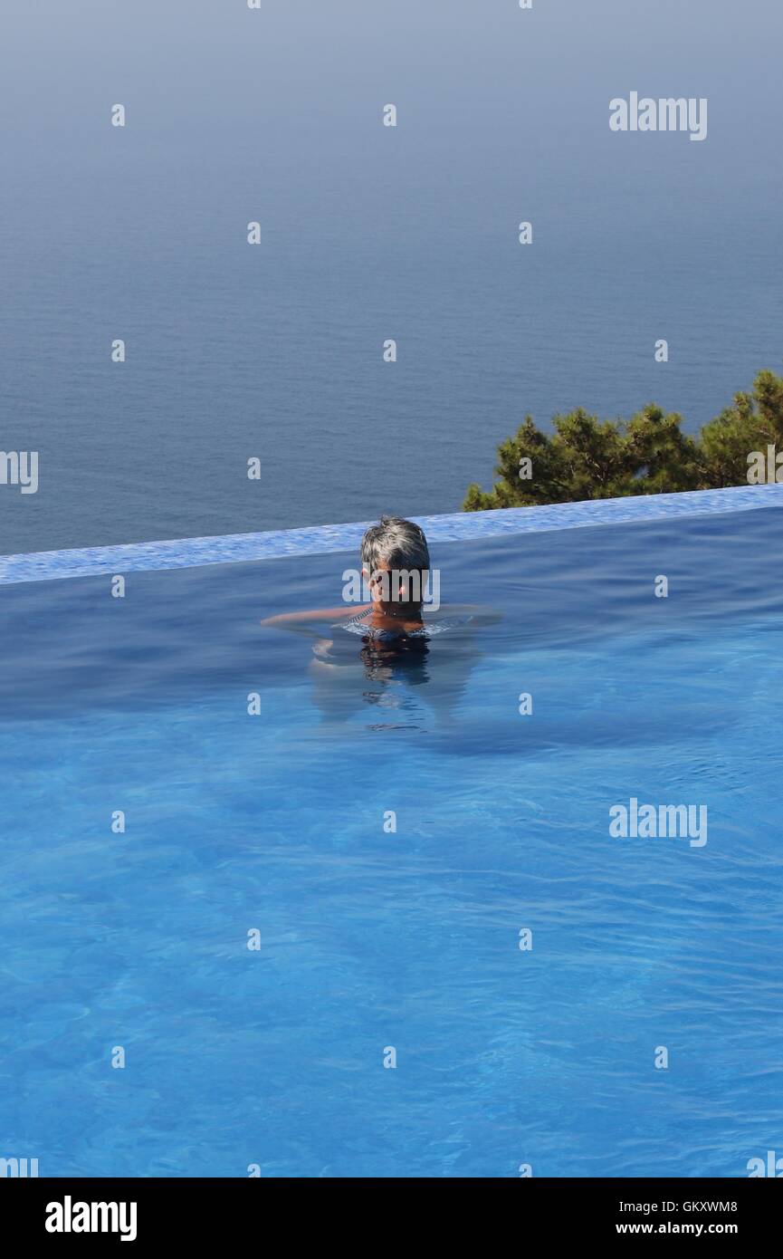 Swimming pool on turkish resort hi-res stock photography and images - Alamy