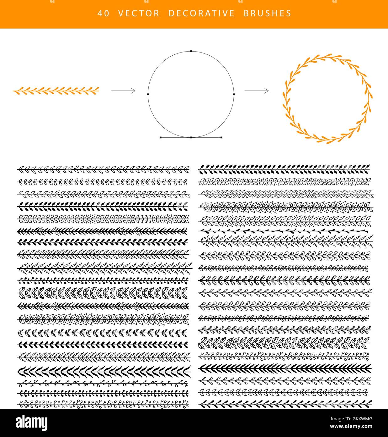 Decorative advertisement Stock Vector Images - Alamy